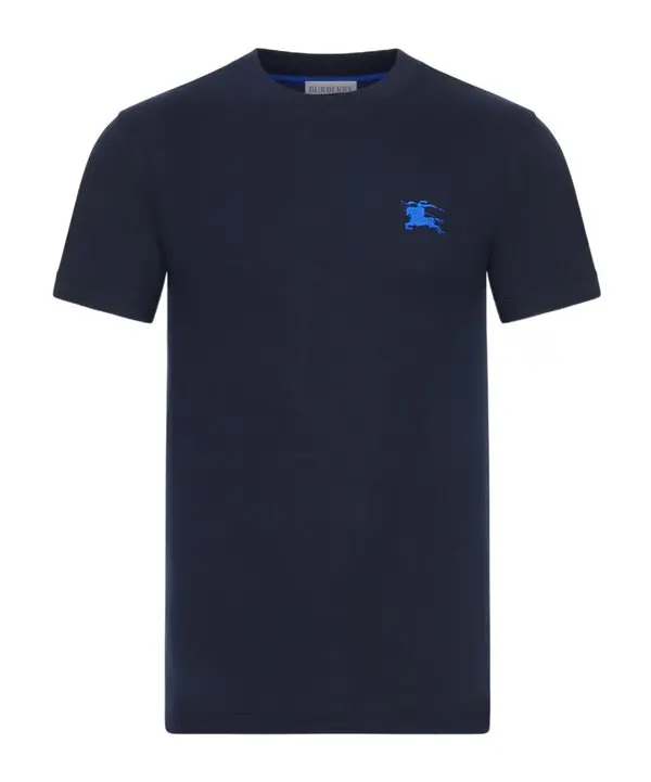Burberry Logo Embroidered Crewneck T-shirt