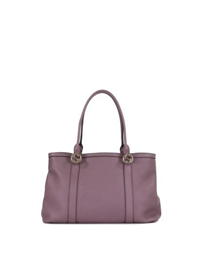 Gucci Logo Top Handle Handbag - Purple
