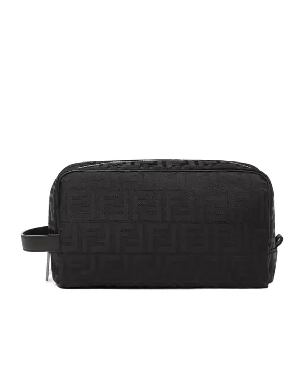 Fendi Ff Medium Toiletry Case - Black