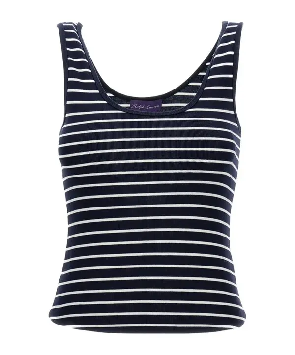 Ralph Lauren Striped Ribbed Tank Top