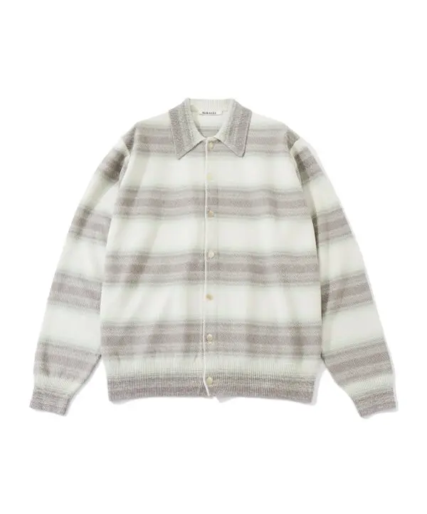 Auralee Striped Shirt - White