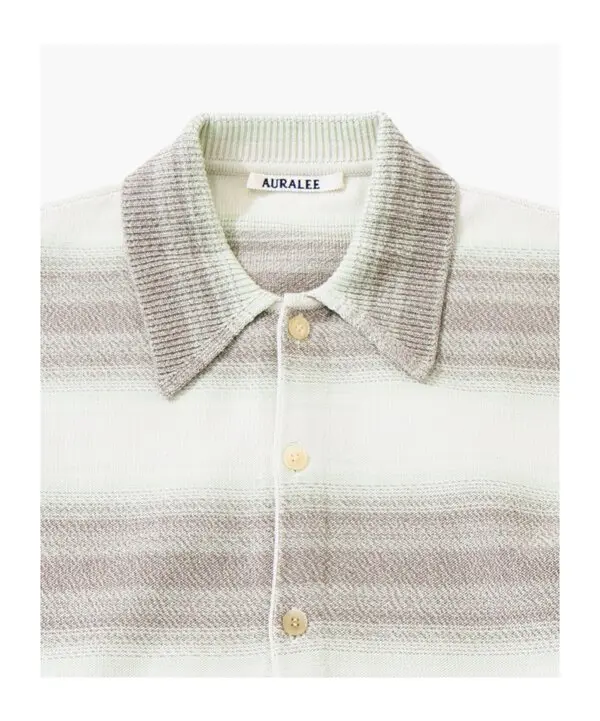 Auralee Striped Shirt - White