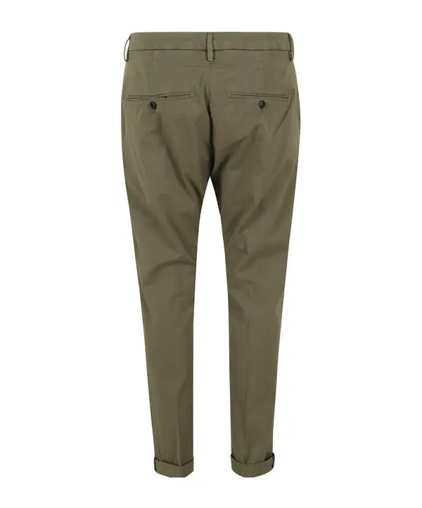 DONDUP Cuffed Trousers - Green