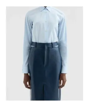JIL SANDER Lightweight Poplin Shirt - Sky