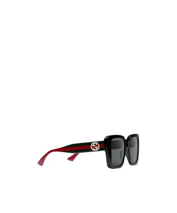 Gucci Square Frame Sunglasses - Black