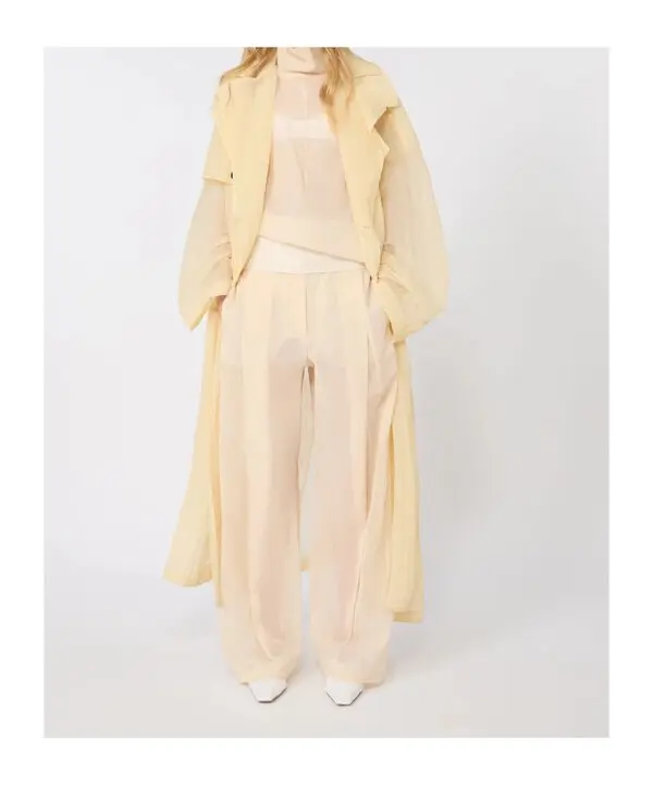 Sportmax Belted Buttoned Trench Coat