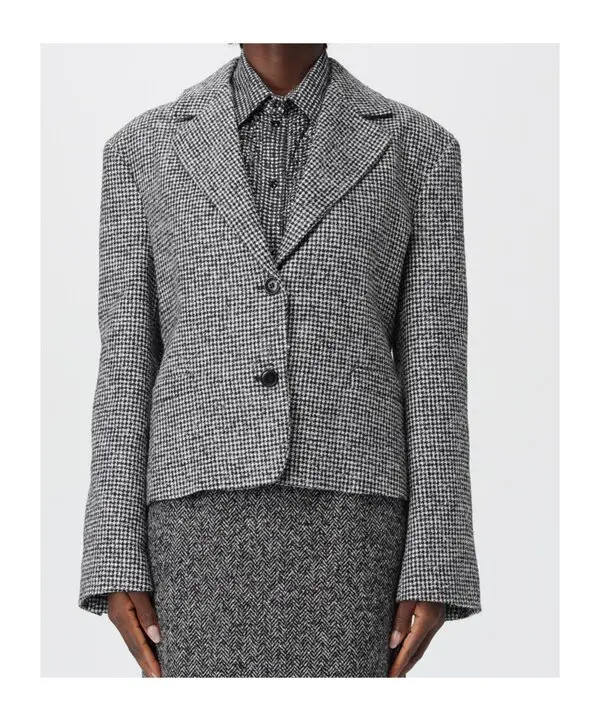 Ermanno Scervino Single-breasted Houndstooth Blazer