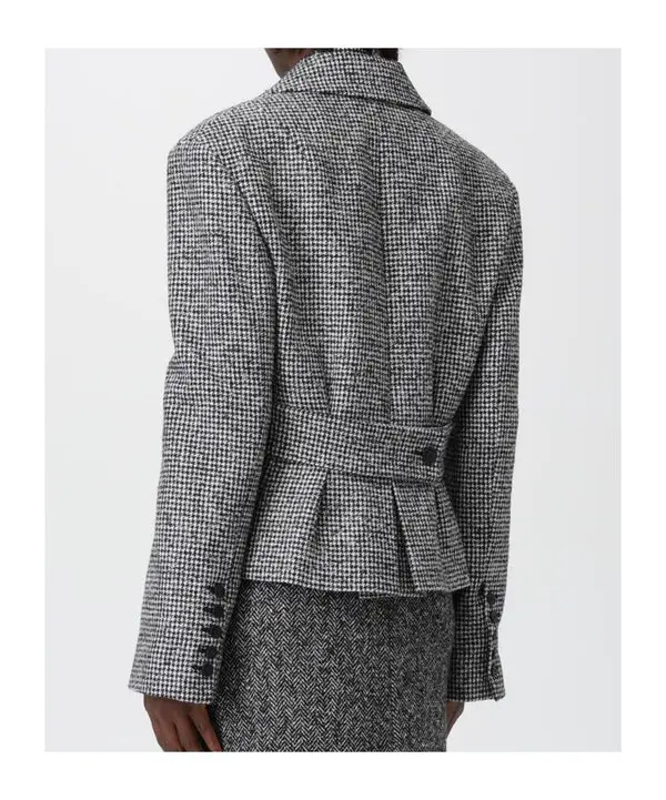 Ermanno Scervino Single-breasted Houndstooth Blazer