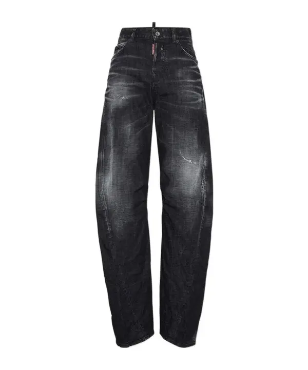 Dsquared2 Washed Tapered Jeans - Black