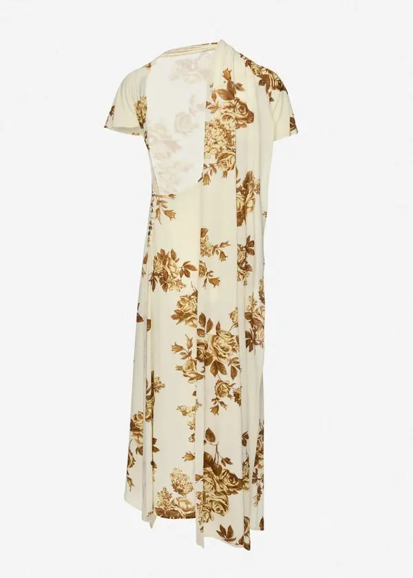 Magda Butrym Floral Cut-out Maxi Dress