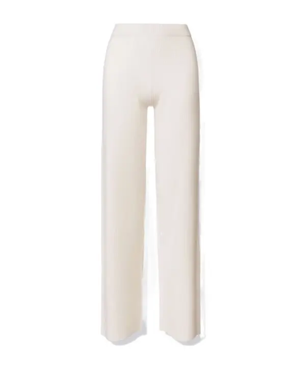 Fabiana Filippi Ribbed Wide-leg Knit Pants