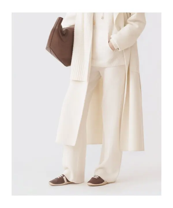 Fabiana Filippi Ribbed Wide-leg Knit Pants