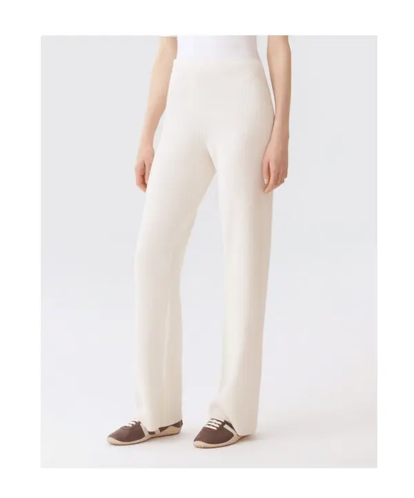 Fabiana Filippi Ribbed Wide-leg Knit Pants