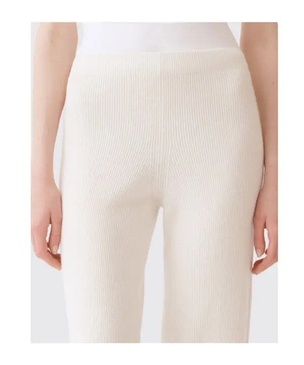 Fabiana Filippi Ribbed Wide-leg Knit Pants