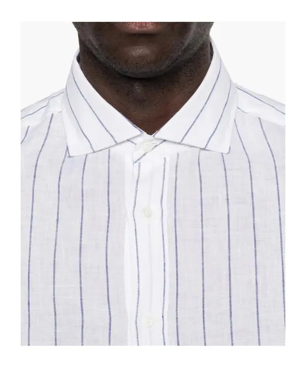 Brunello Cucinelli Striped Shirt - White