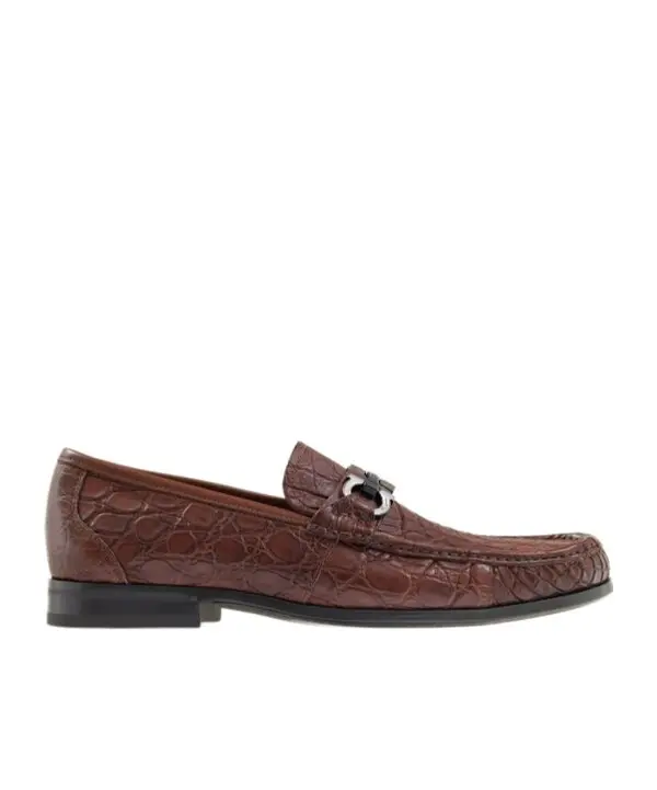 FERRAGAMO Gancini Ornament Moccasins