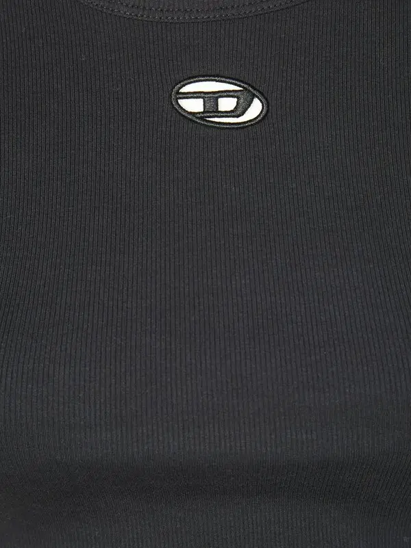 DIESEL® Bunny Tail S-1" T-shirt With Oval D Logo Detail - No