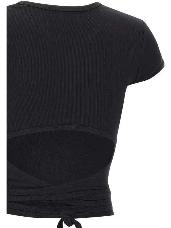 DIESEL® Bunny Tail S-1" T-shirt With Oval D Logo Detail - No