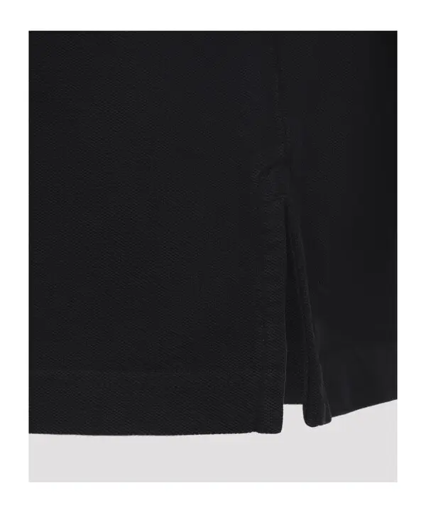 Studio Nicholson Short-sleeved Polo Shirt - Washed Black