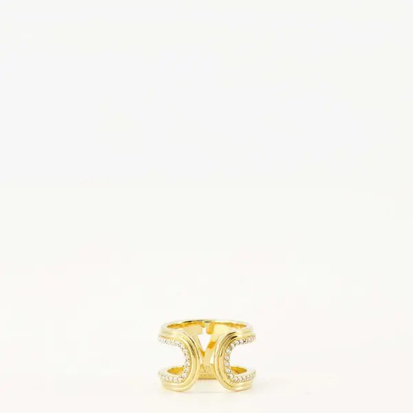 Valentino Garavani Embellished Ovalette Ring
