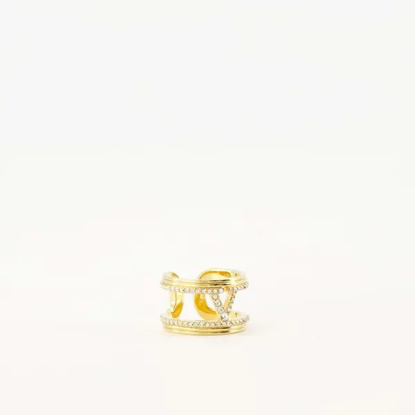 Valentino Garavani Embellished Ovalette Ring