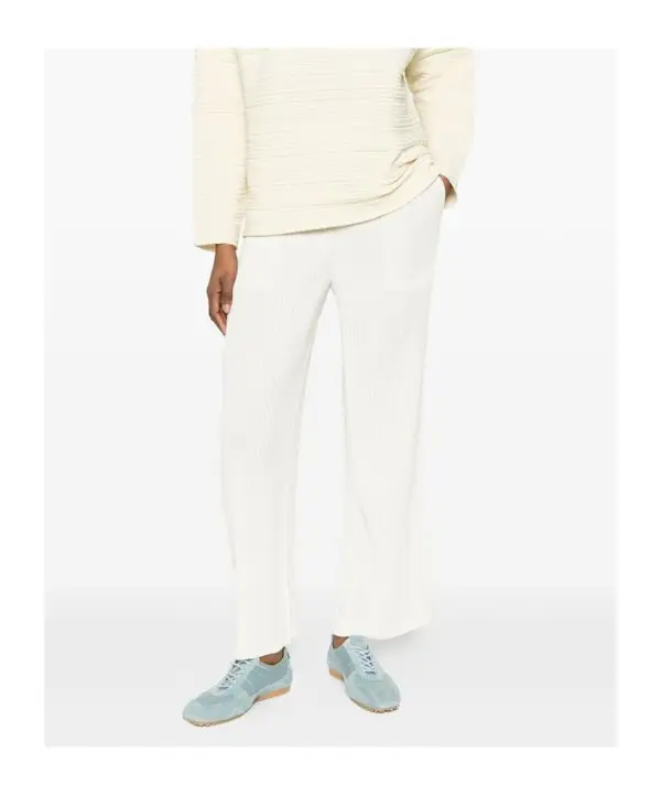 Issey Miyake Pleated Straight-leg Pants
