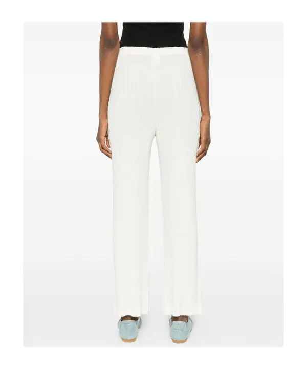 Issey Miyake Pleated Straight-leg Pants