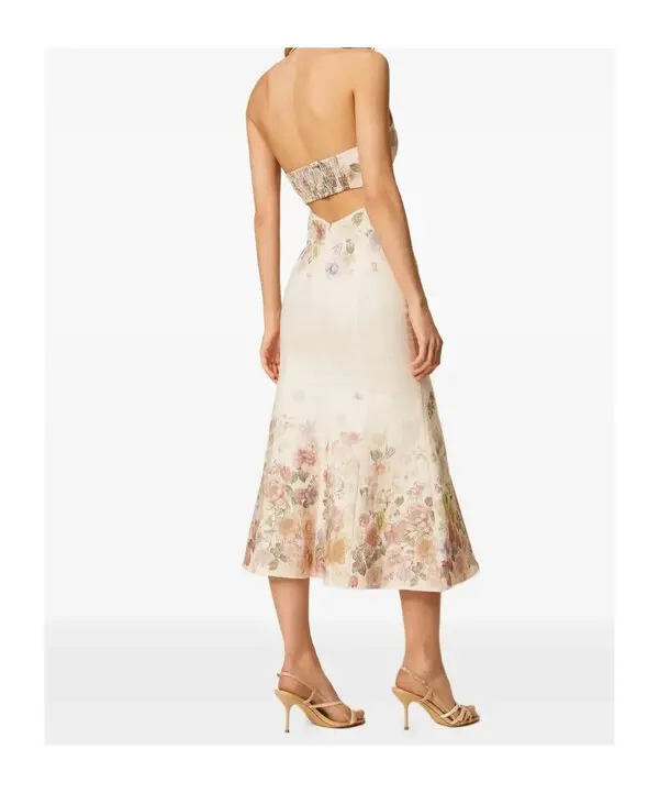 TWINSET Floral Halterneck Maxi Dress