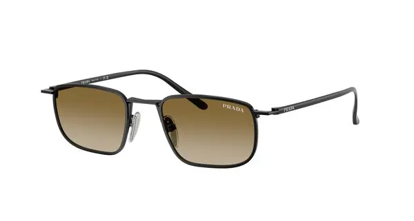 Prada Rectangular Frame Sunglasses - Black