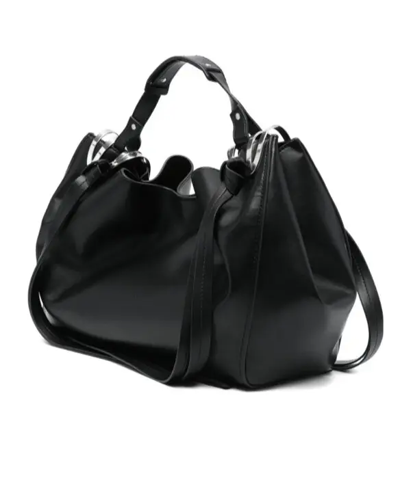 DIESEL® Knot D Top Handle Shoulder Bag - Black