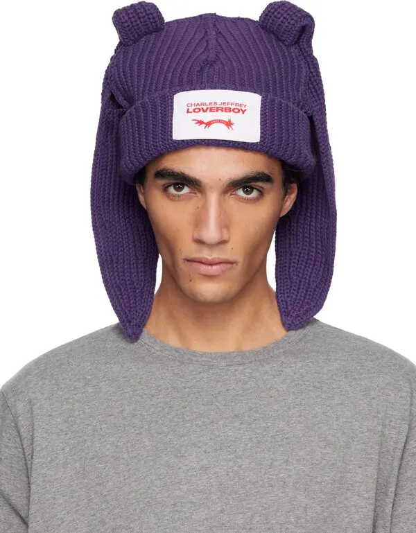 CHARLES JEFFRREY LOVERBOY Charles Jeffrey Loverboy Rabbit Beanie