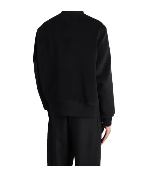 LARDINI Zip-front Bomber Jacket - Black