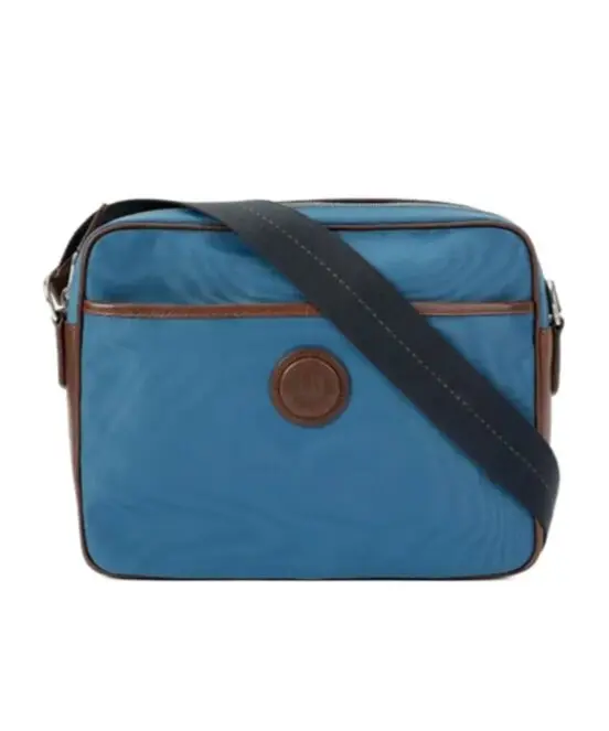 Dunhill Logo Cross Body Bag - Blue
