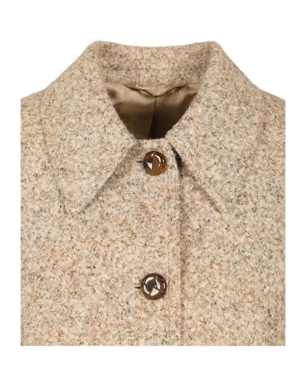 BLAZÉ MILANO Long Sleeved Belted Speckled Jacket