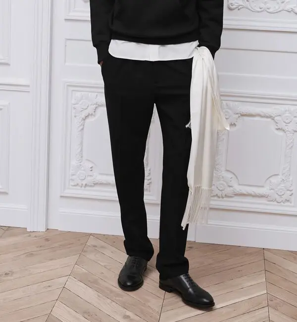 Dior Tailored Track Pants With Elasticated Waistband - Black