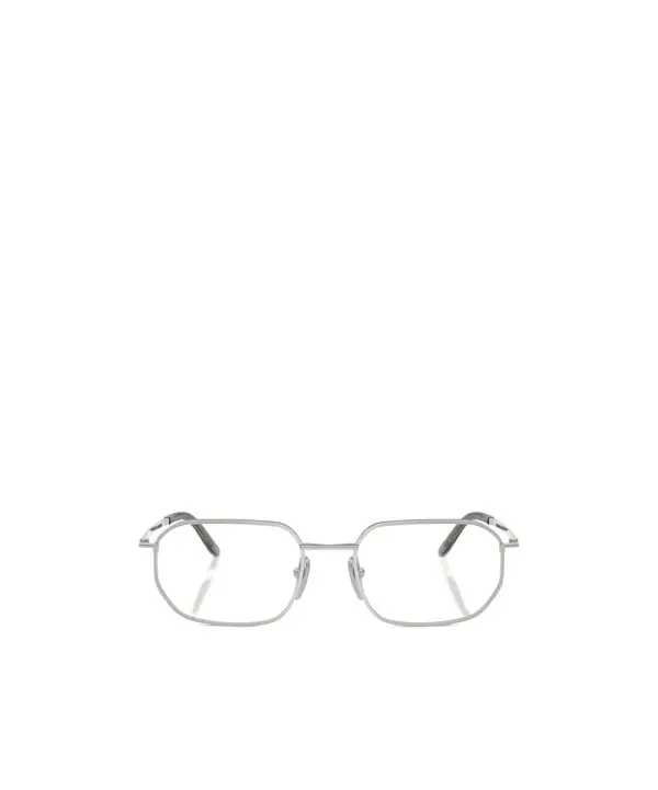 Prada Irregular Frame Eyeglasses - Silver