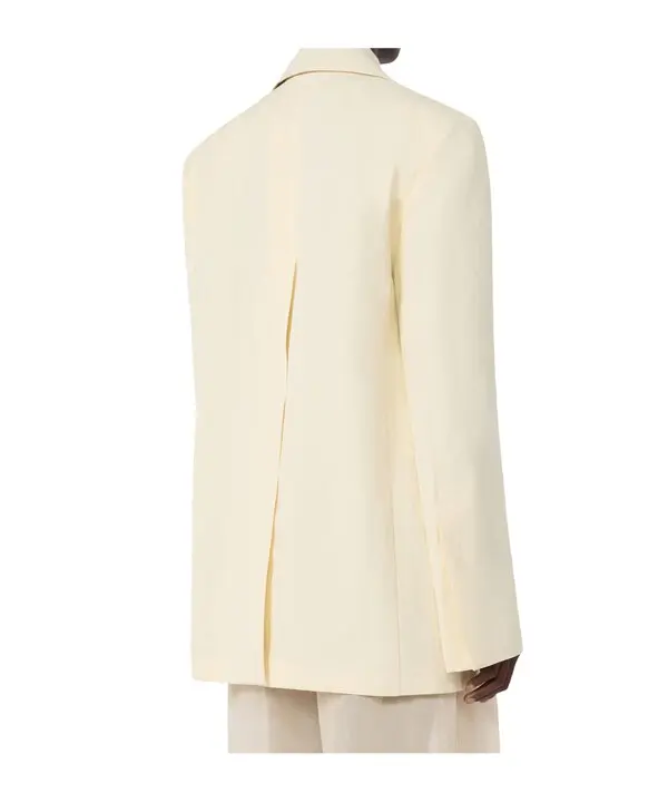 Sportmax Flap-pocket Blazer - Light Yellow