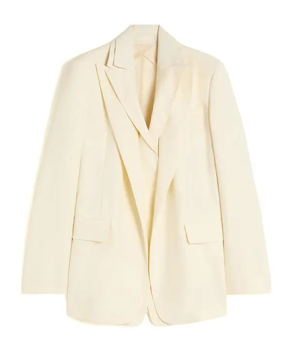Sportmax Tenuta Long-sleeved Blazer - Light Yellow