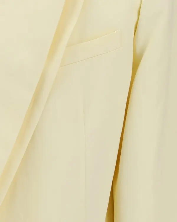 Sportmax Tenuta Long-sleeved Blazer - Light Yellow