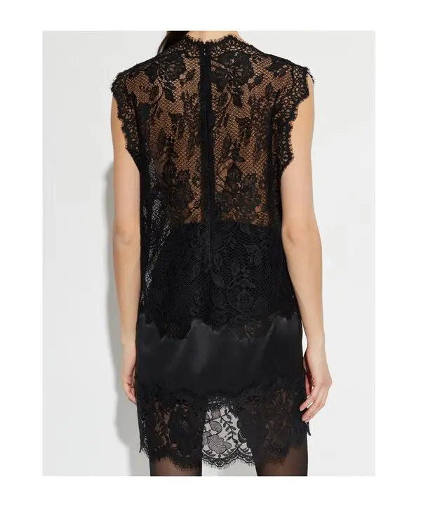 Dolce & Gabbana Sleeveless Lace Dress