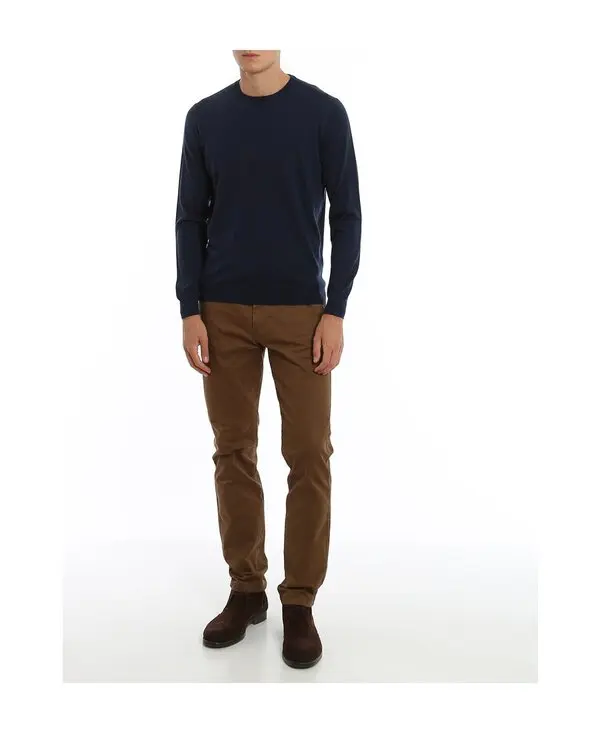 DRUMOHR Crewneck Long-sleeve Knitted Sweater - Black