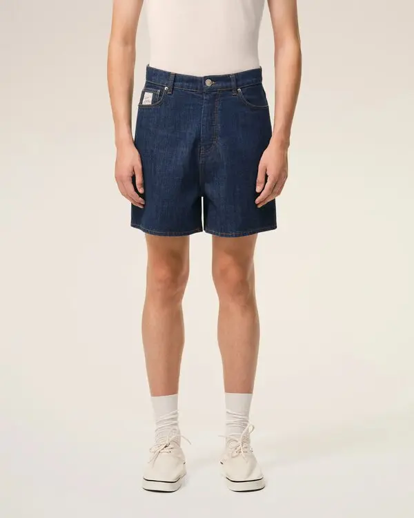 Ami Heritage Label Denim Shorts