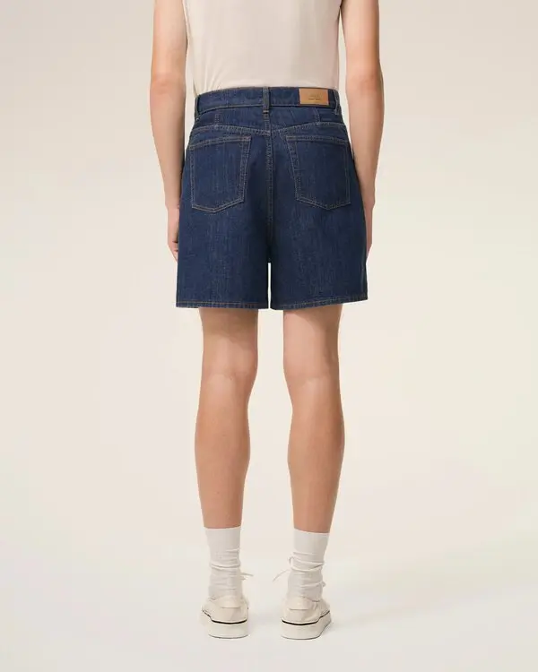 Ami Heritage Label Denim Shorts