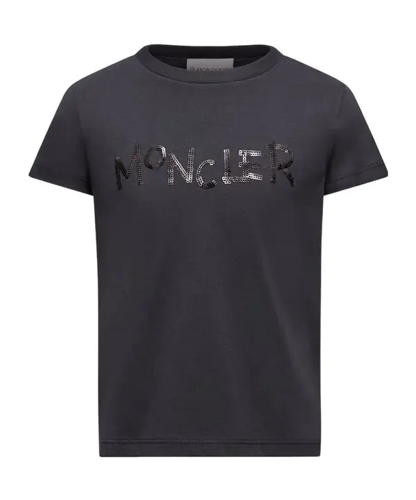 Moncler Sequin-embroidered Logo Cotton T-shirt