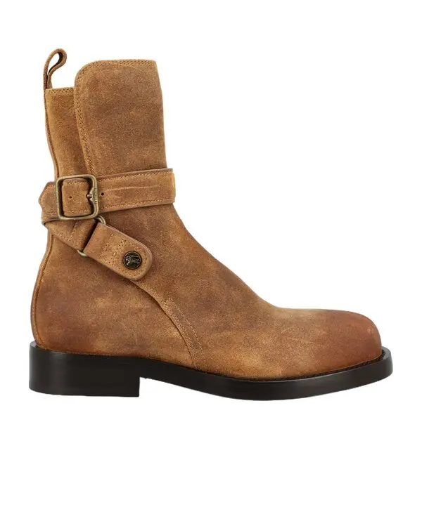 Burberry Buckled Ankle Boots