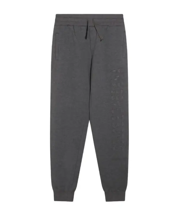 Dolce & Gabbana Embroidered-logo Trousers - Black