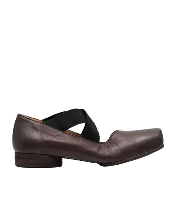 UMA WANG Square-toed Ballet Flats - Black