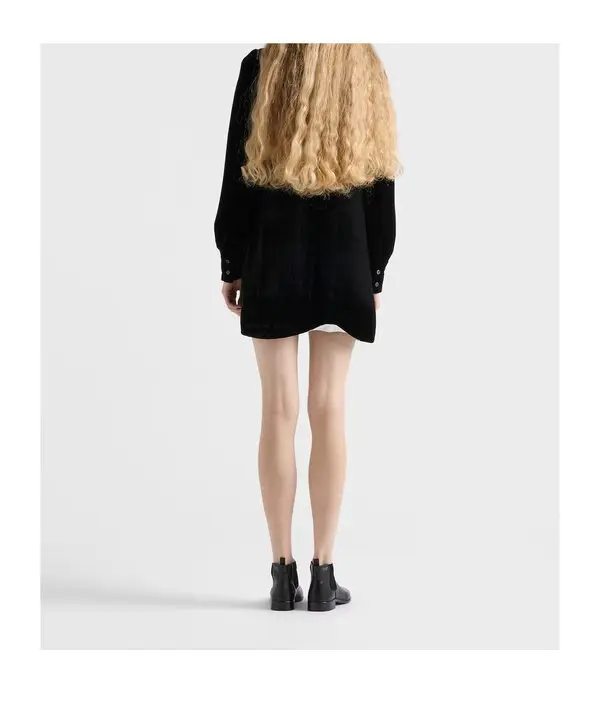 Prada Velvet Mini Dress
