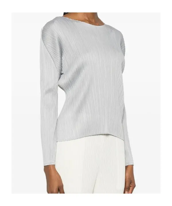 PLEATS PLEASE BY ISSEY MIYAKE Long Sleeve Pleated Top