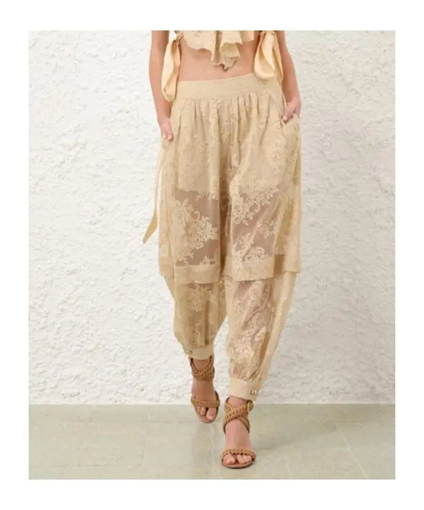 Zimmermann Hypnotic Lace Harem Pants - Cream